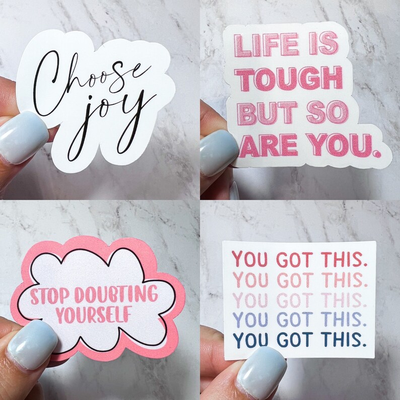 PICK YOUR OWN Stickers Positive Affirmation Sticker Pack - Etsy