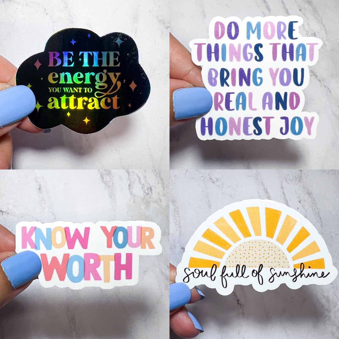 PICK YOUR OWN Stickers Positive Affirmation Sticker Pack - Etsy