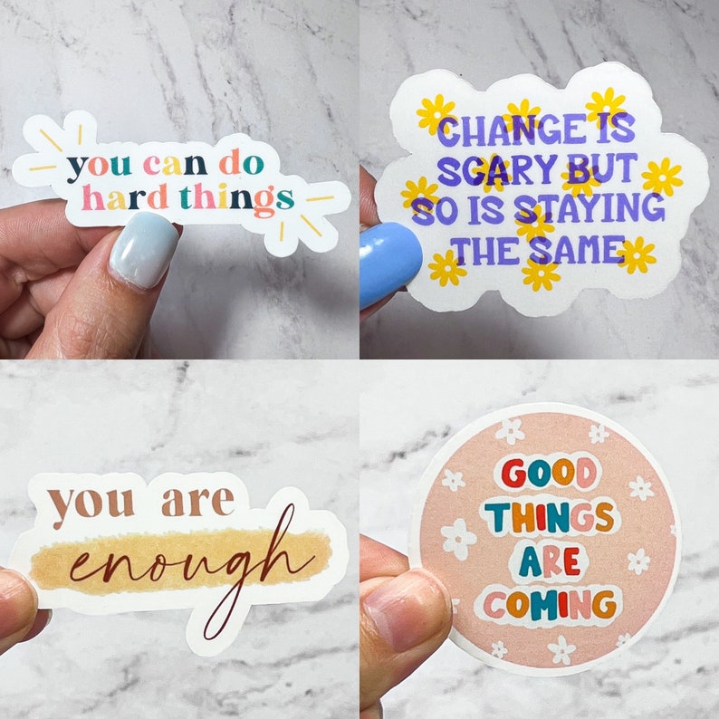PICK YOUR OWN Stickers Positive Affirmation Sticker Pack - Etsy