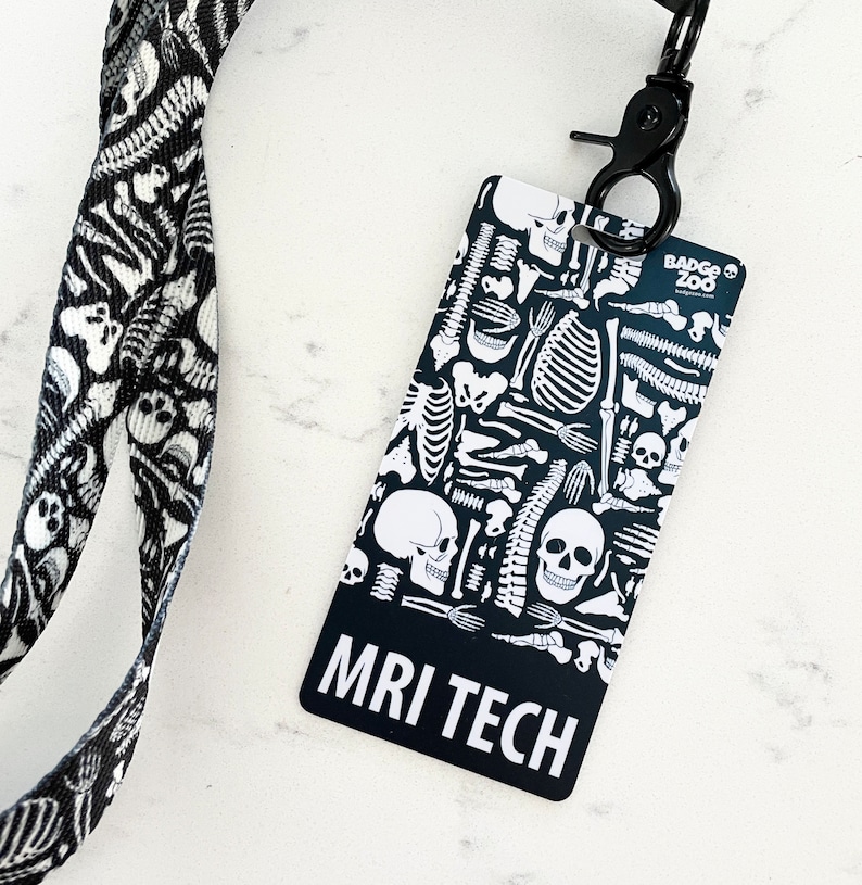 MRI TECH Badge Buddy Vertical Heavy Duty Badge Tags Backer - Etsy