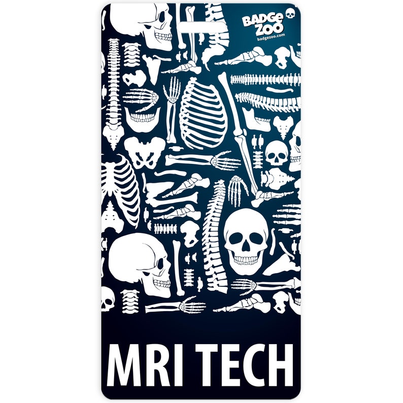 MRI TECH Badge Buddy Vertical Heavy Duty Badge Tags Backer - Etsy