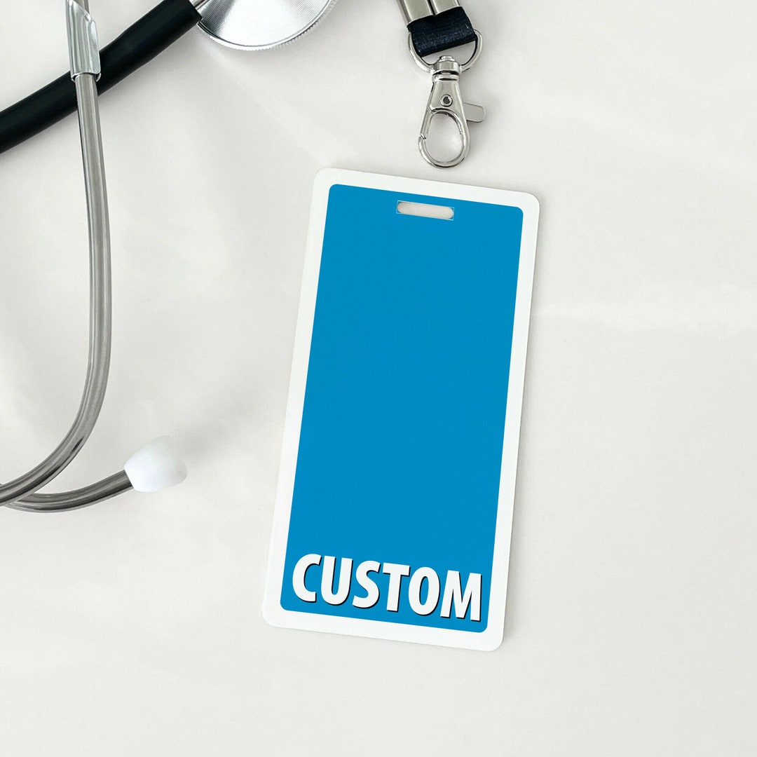 Customizable Full Color Badge Buddy ID Backer Card - Etsy
