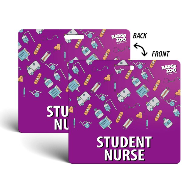 Student Nurse Badge Card - Etsy