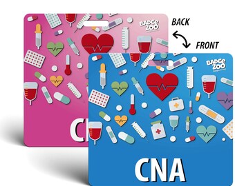 Pink Cna Id Card - Etsy
