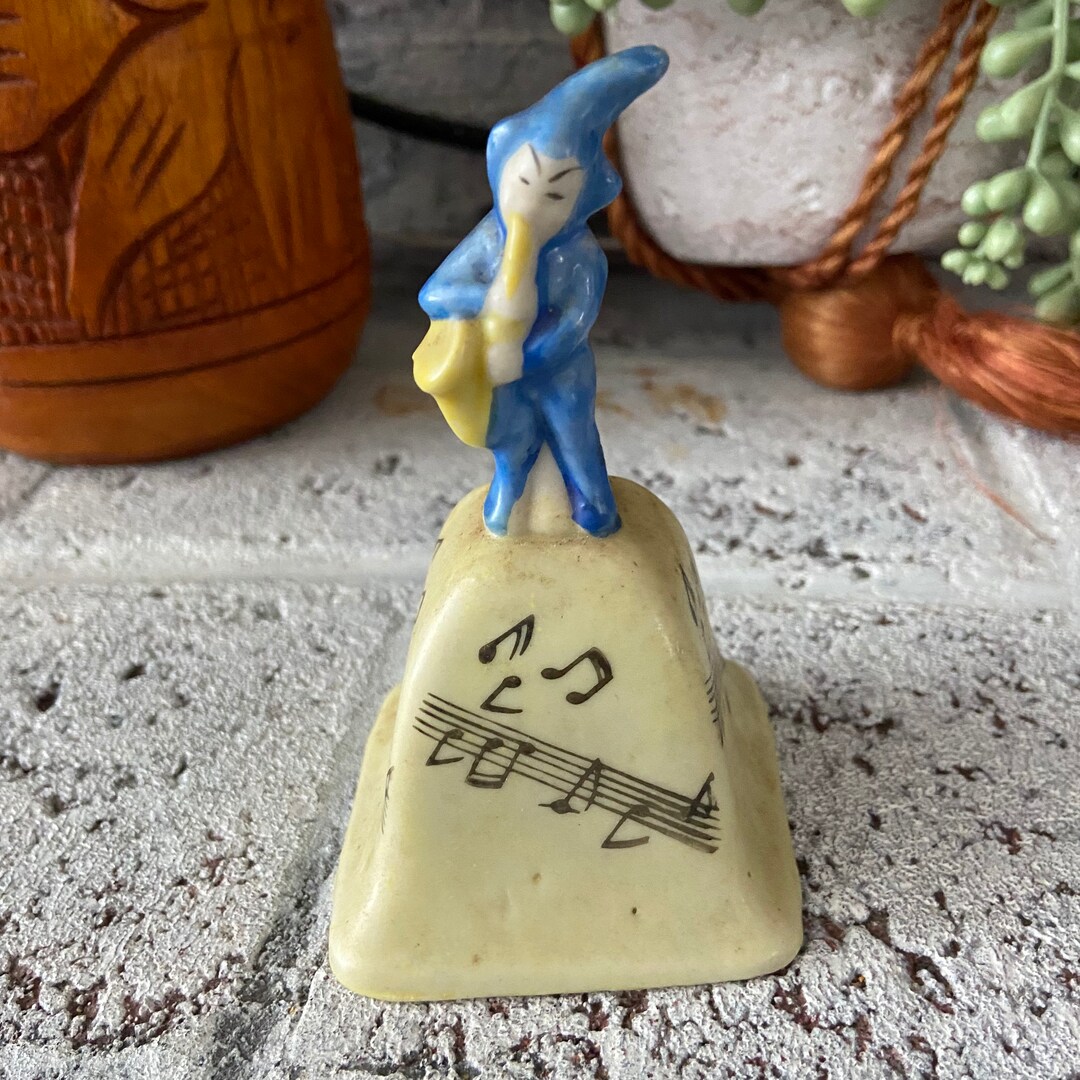 Vintage, Porcelain, Bisque, Art Deco, Pixie Bell - Etsy