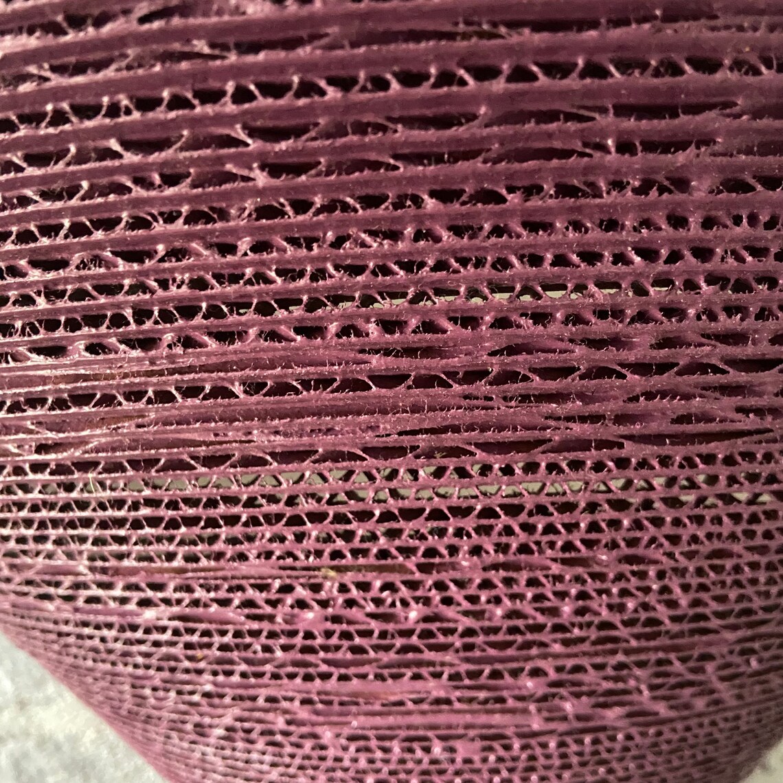 Vintage Flute Chicago Purple Corrugated Lamp/electric Wall Sconce - Etsy