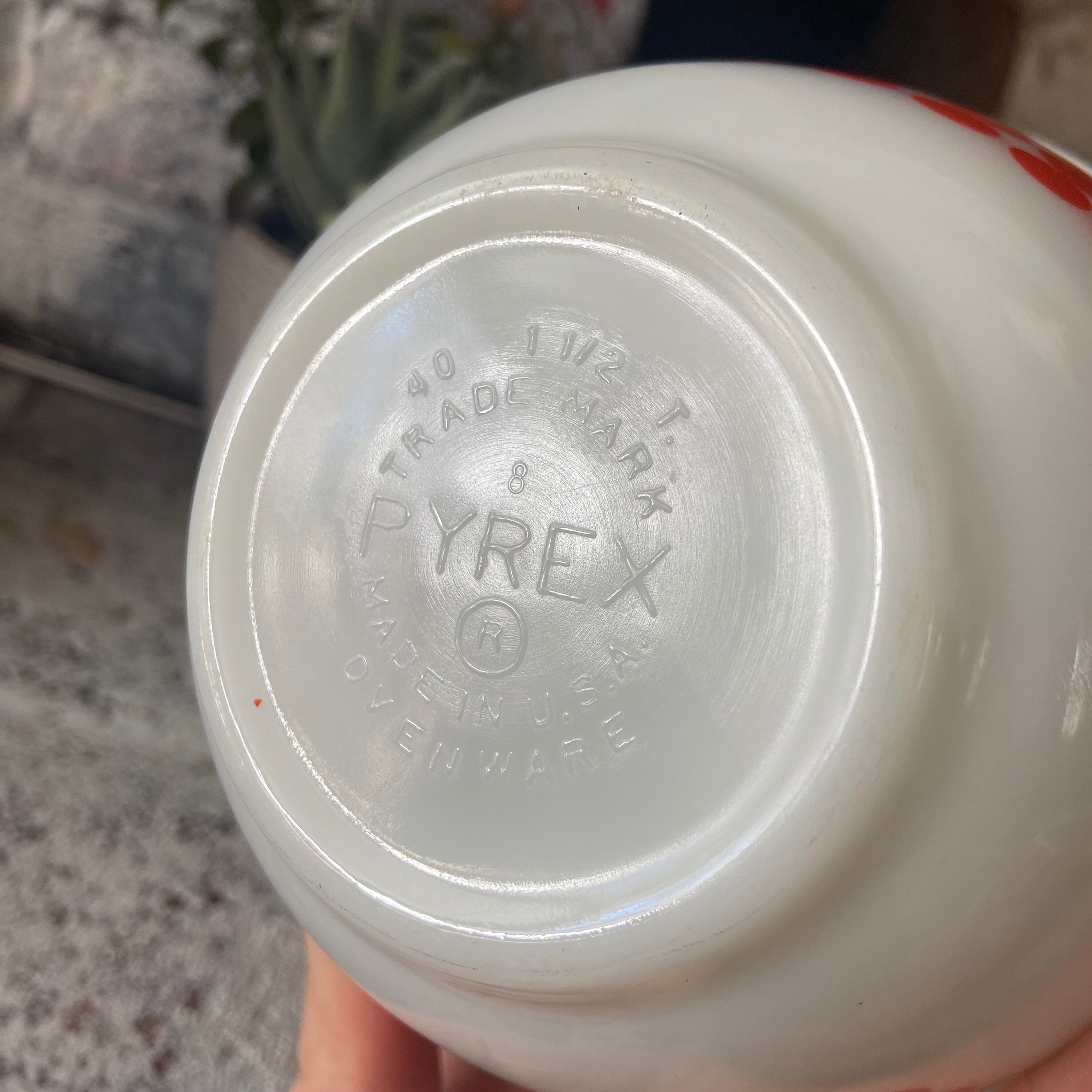 Vintage Orange Dots Mid Century Pyrex Bowl - Etsy