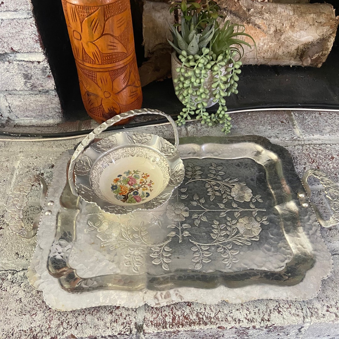 Vintage Continental Silver Co. Platter With Farber and Shlevin ...