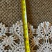 Vintage, Crochet Pinwheels, Extra Long, Rectangle Tablecloth/ Bed ...