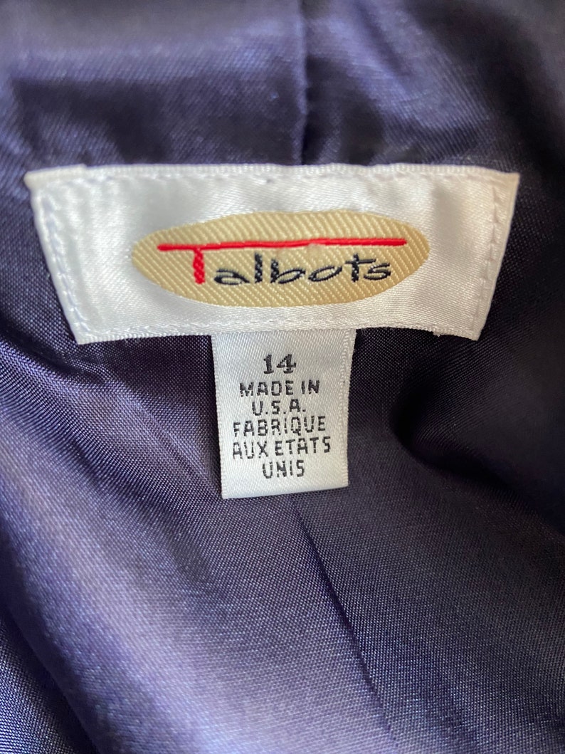 Vintage Talbots Purple, Wool Suit - Etsy