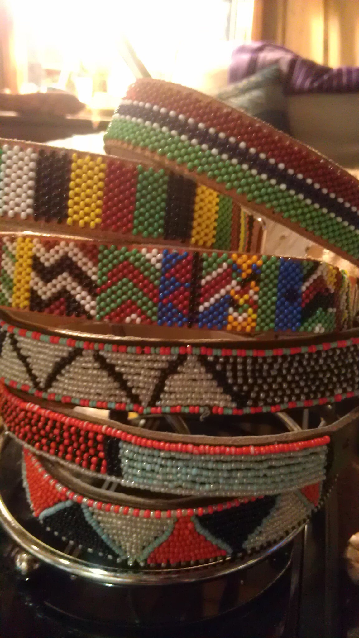 Maasai Beaded Bling Dog Collars REAL Maasai Beadwork, Handmade ...