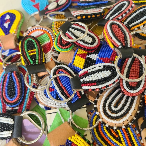 Beaded Keyring - Etsy