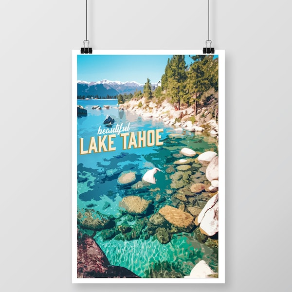 Lake Tahoe Art - Etsy