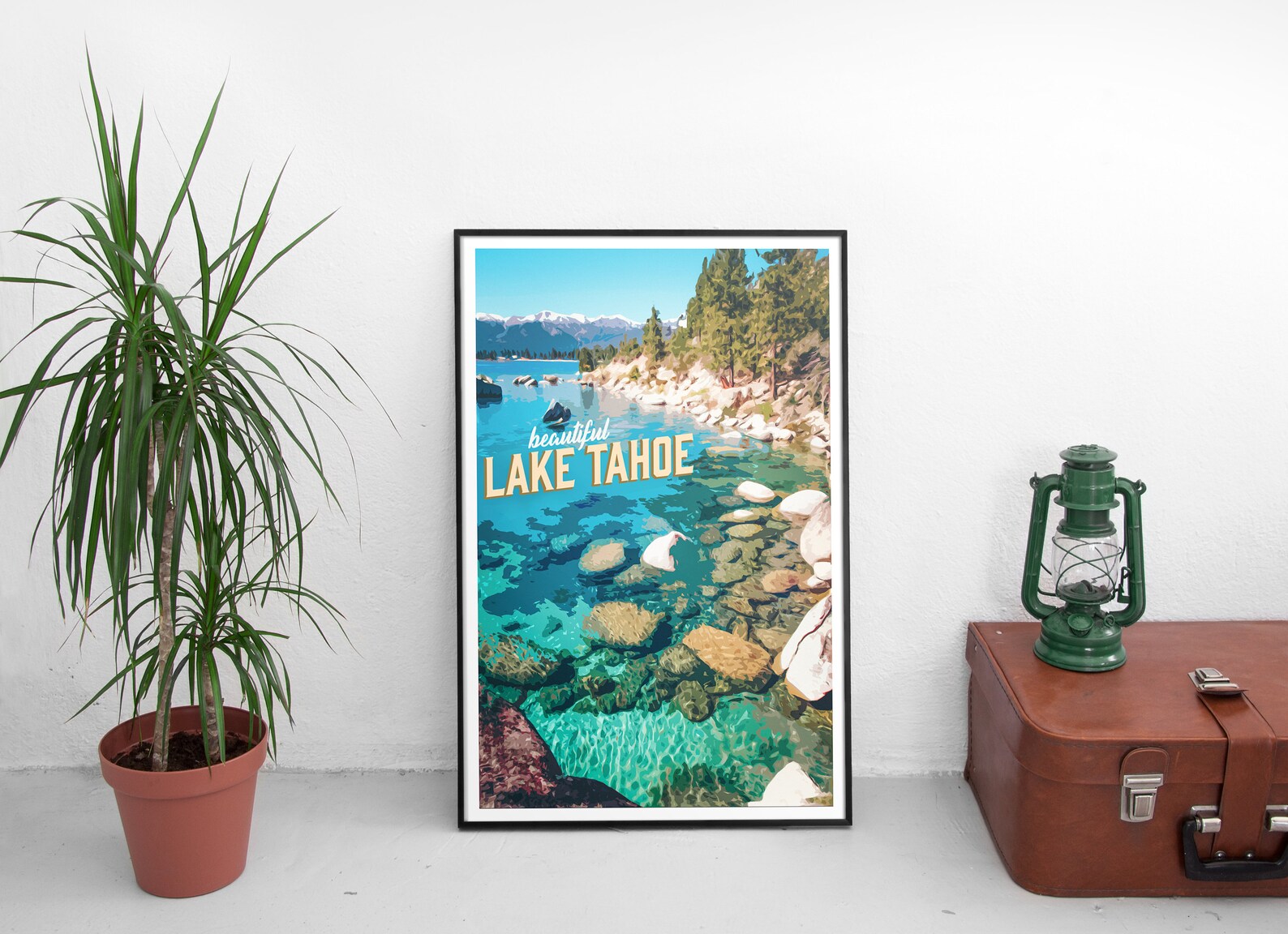 Lake Tahoe Digital Download Lake Tahoe Poster Lake Tahoe - Etsy