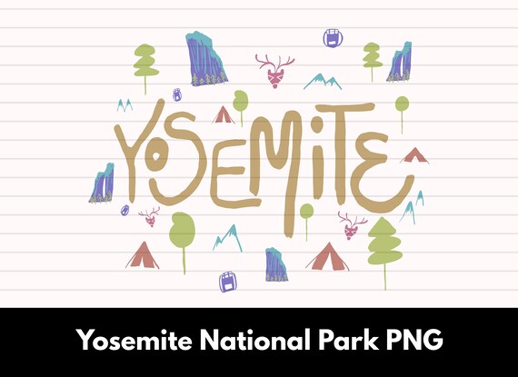 Yosemite National Park Png PNG Files PNG Files for - Etsy
