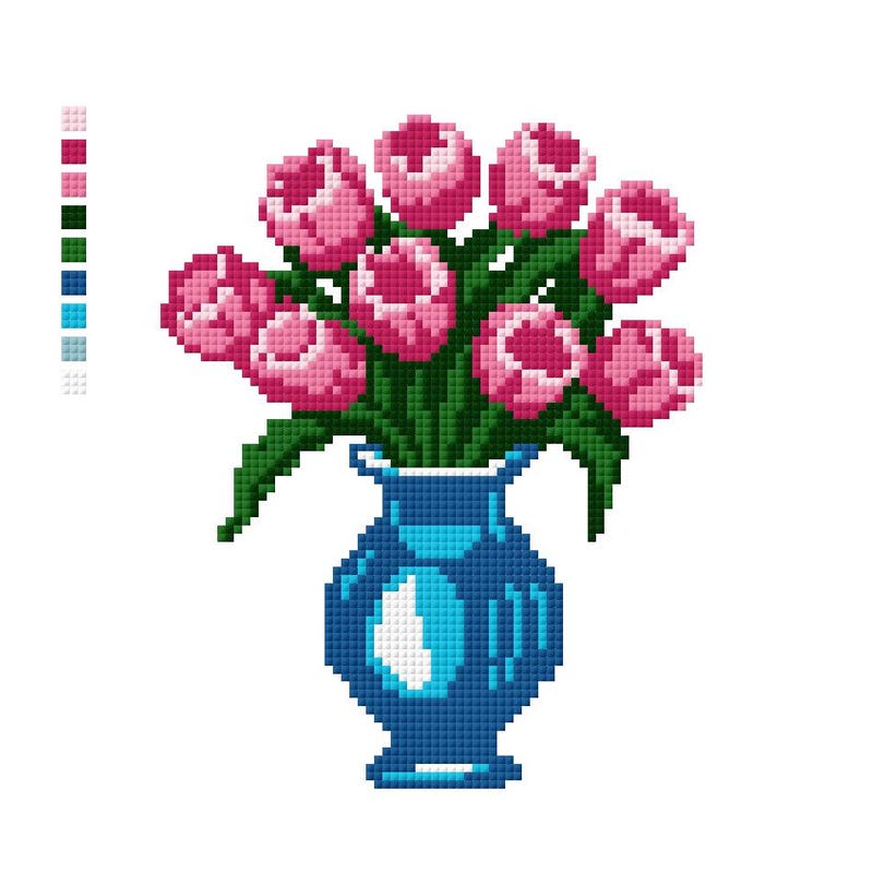 Tulips Needlepoint Kit - Etsy