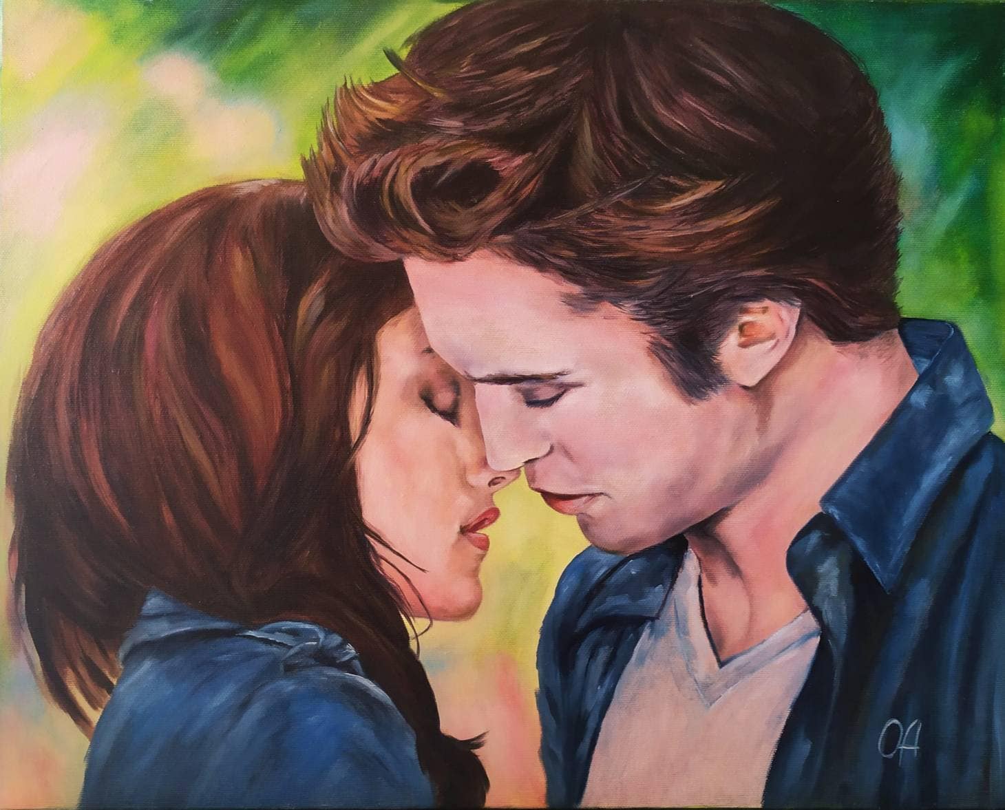 The Twilight Saga Realistic Handmade Portrait on Canvas Oil - Etsy UK