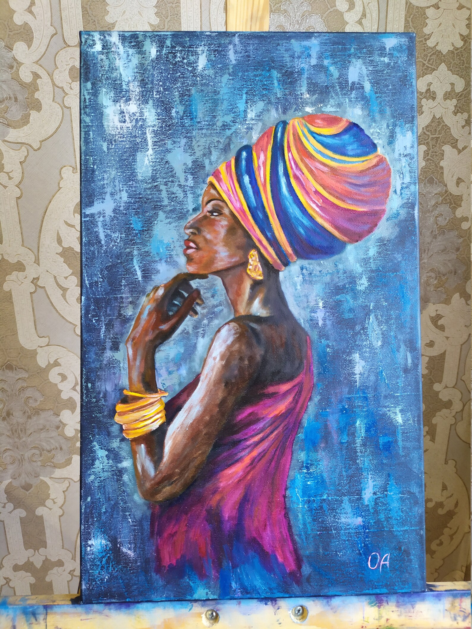 Diverse Women Portrait Afrocentric Art African Woman Style - Etsy