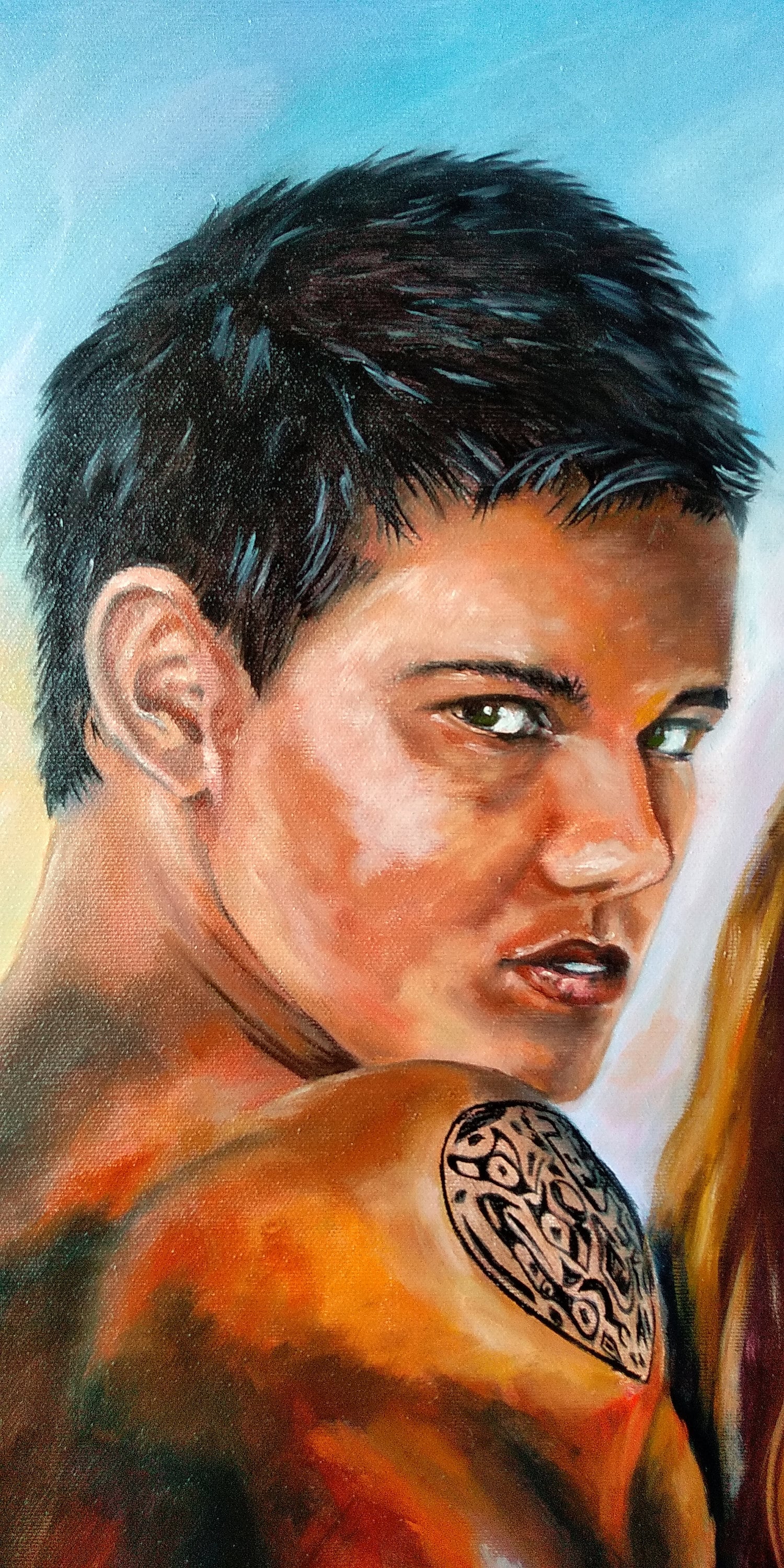 The Twilight Saga Realistic handmade portrait on canvas | Etsy