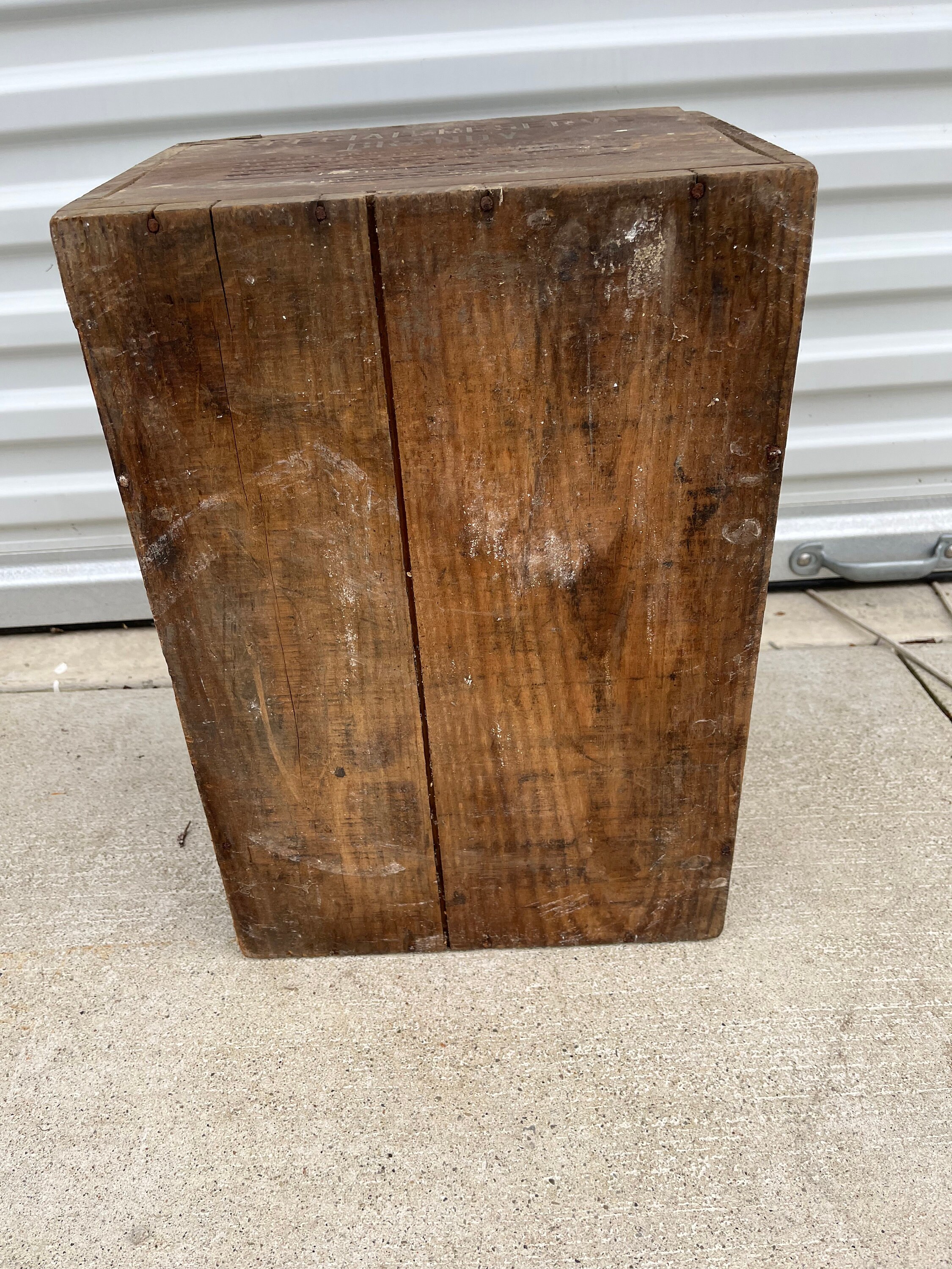 Vintage Wooden Brandy Box National Distillers New York - Etsy