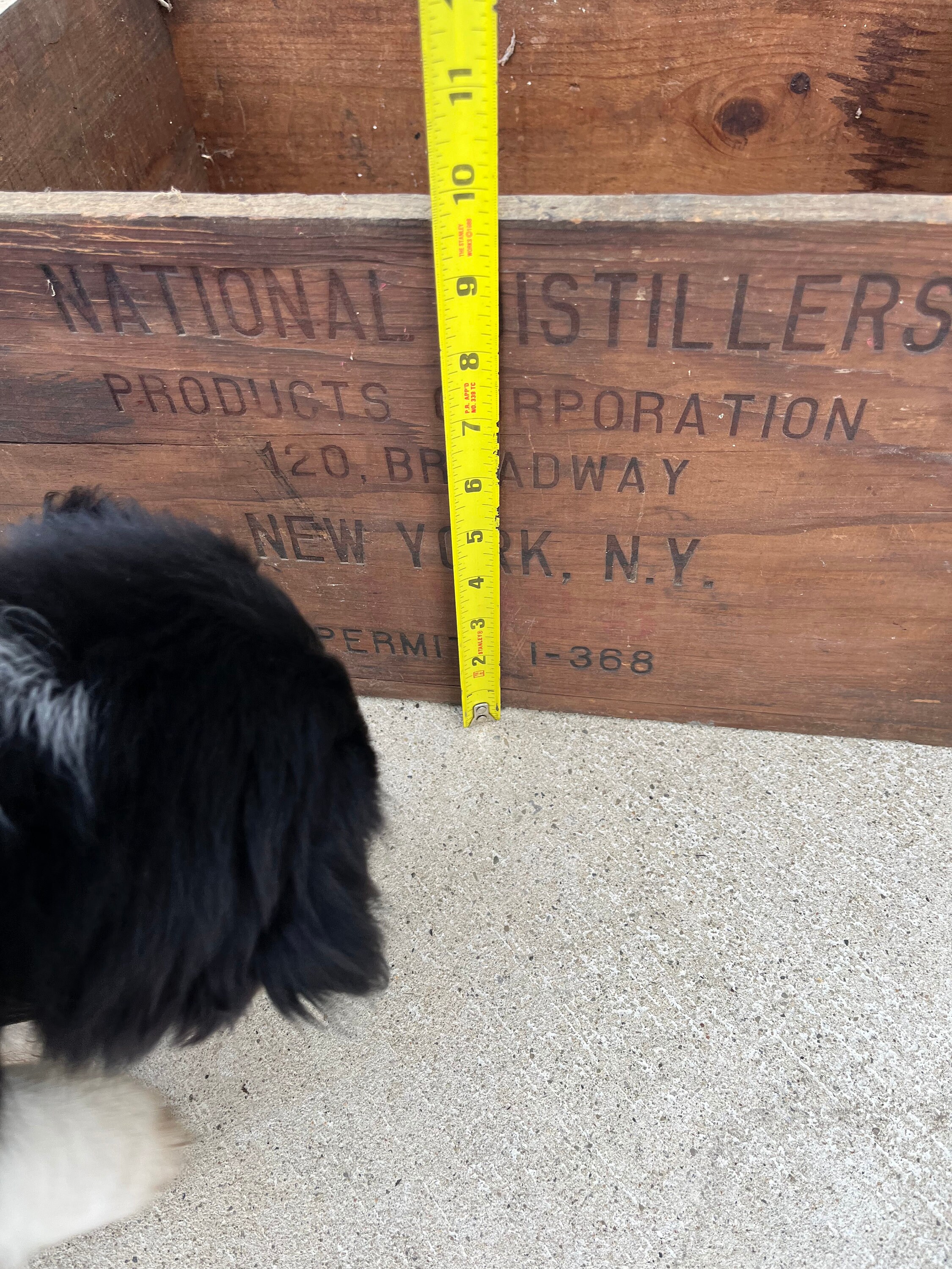 Vintage Wooden Brandy Box National Distillers New York - Etsy