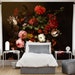 Flower Still Life by Beijeren Wallpaper, Dark Floral Peel and Stick ...