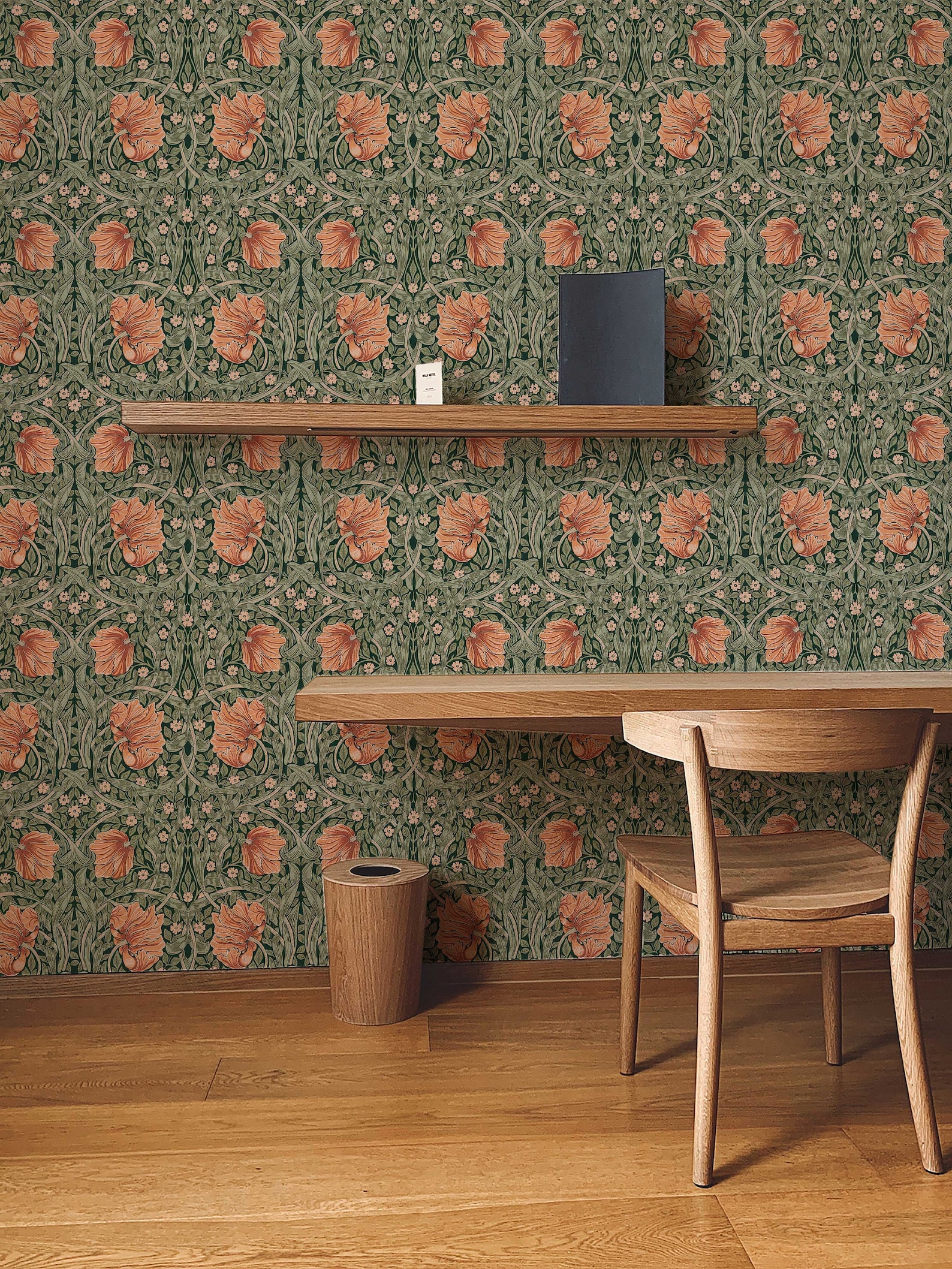 William Morris Pimpernel Pattern Peel and Stick Wallpaper, Self ...