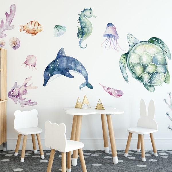 Wall Decal Ocean - Etsy