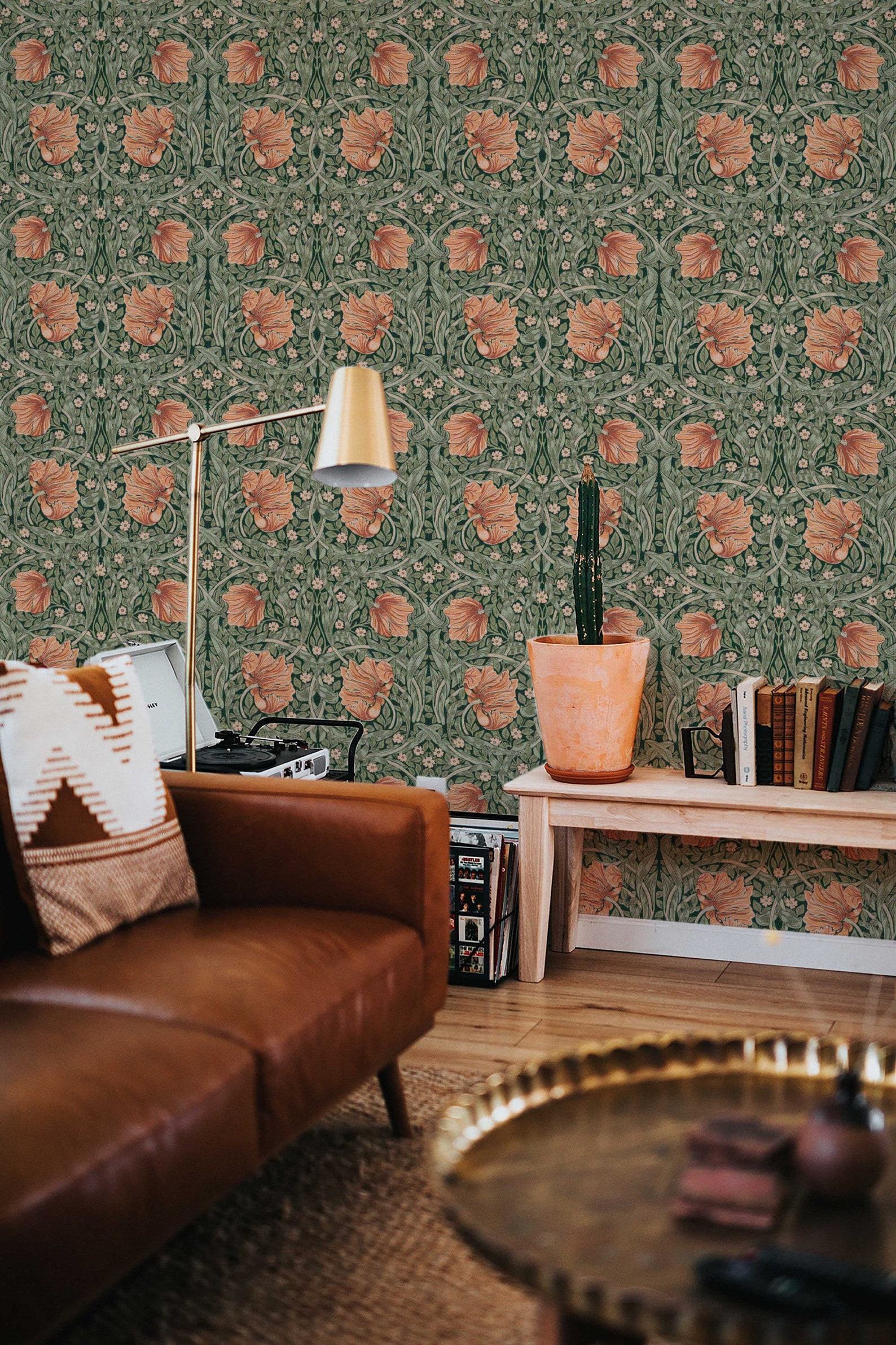 William Morris Pimpernel Pattern Peel and Stick Wallpaper, Self ...