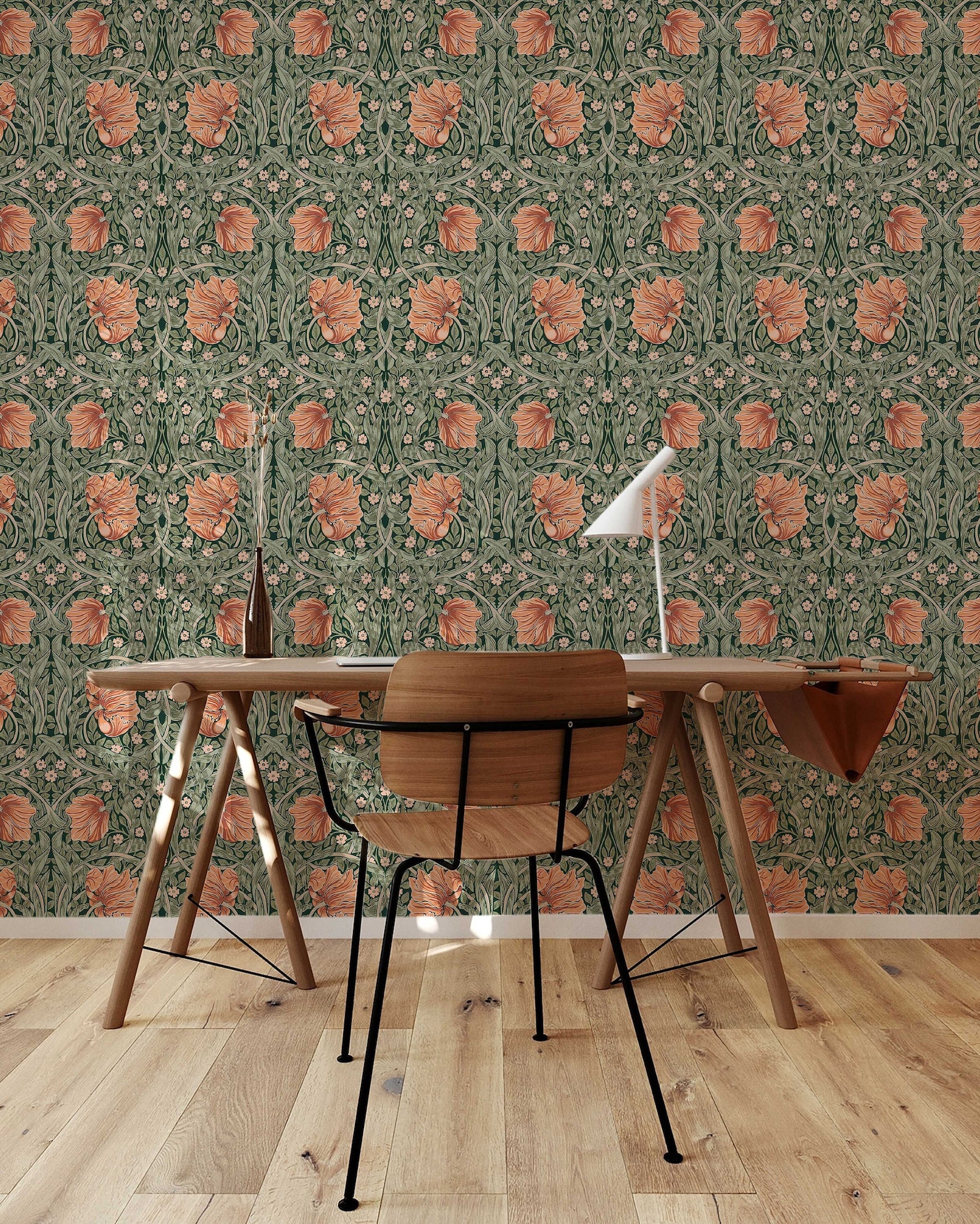 William Morris Pimpernel Pattern Peel and Stick Wallpaper, Self ...