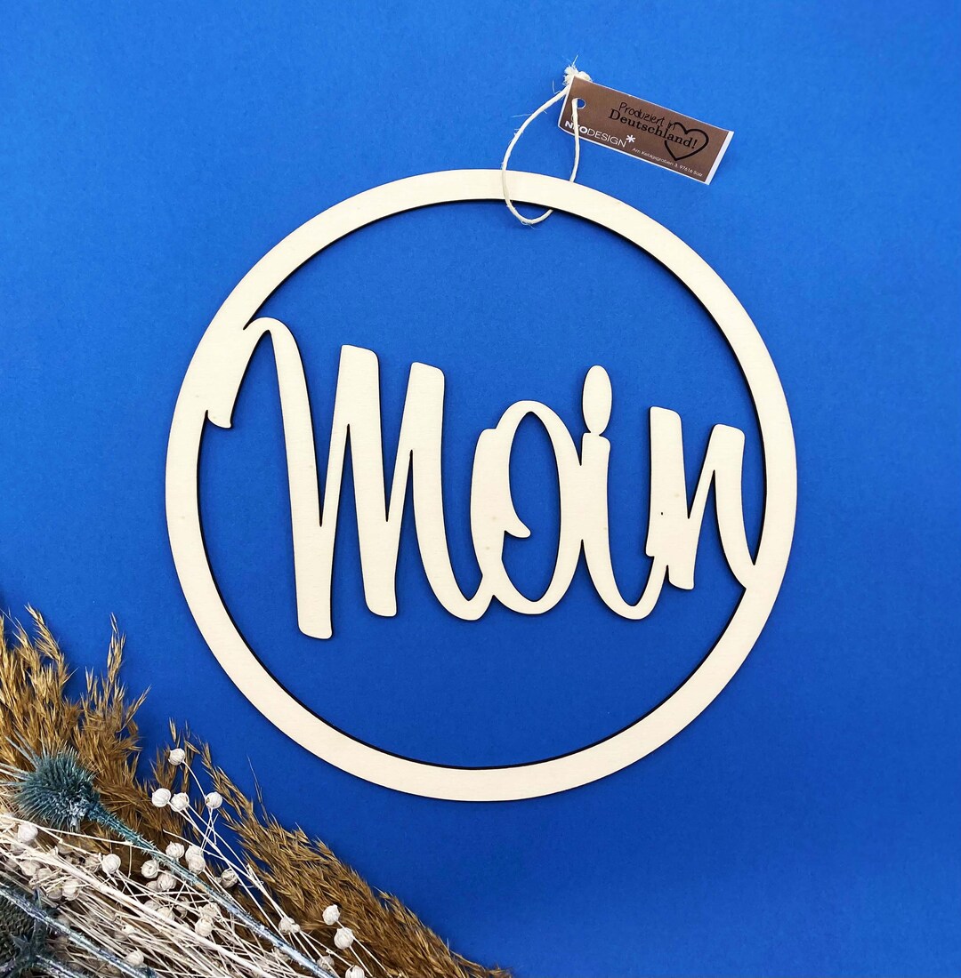 Wooden Sign moin Wooden Loop Decorative Sign - Etsy