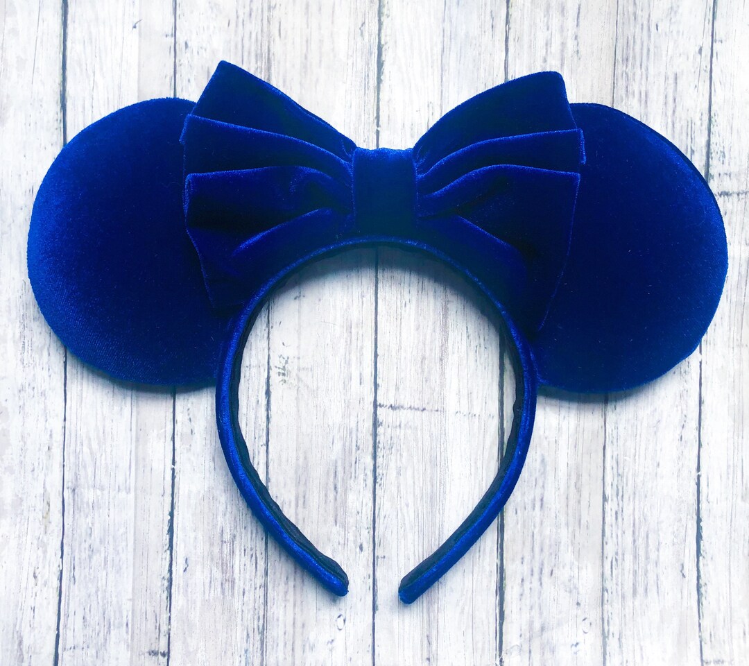 Majestic Blue Velvet Ears - Etsy