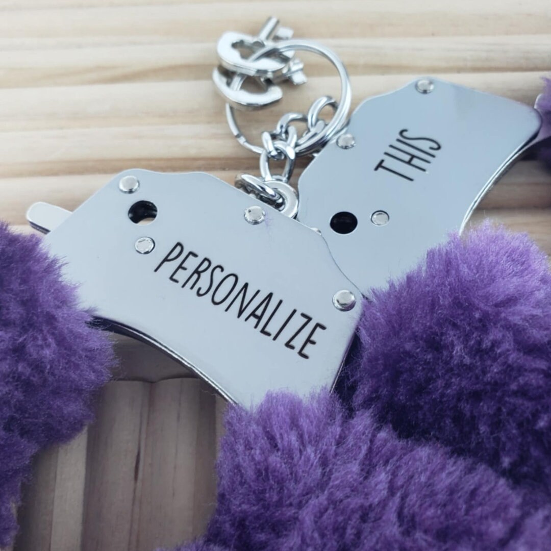 Mature, Soft Furry Custom Handcuffs, Handcuff, Personalized, Valentines ...