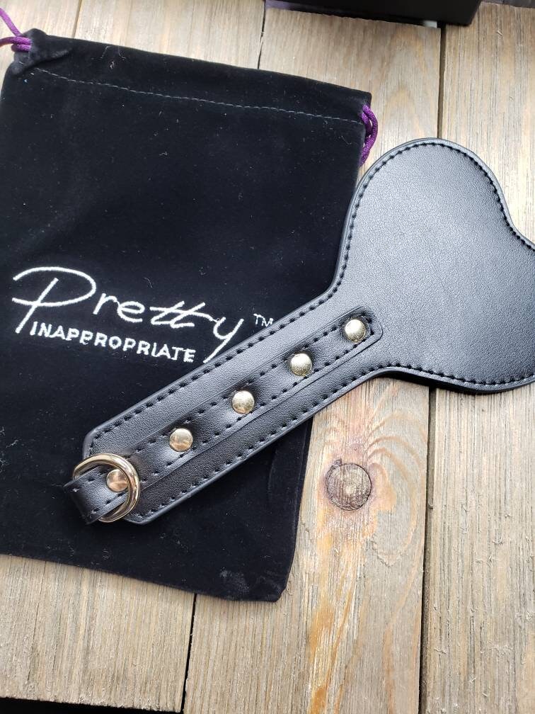 Heart Spanking Paddle Daddy Yes Master Bdsm Sm Ddlg Etsy