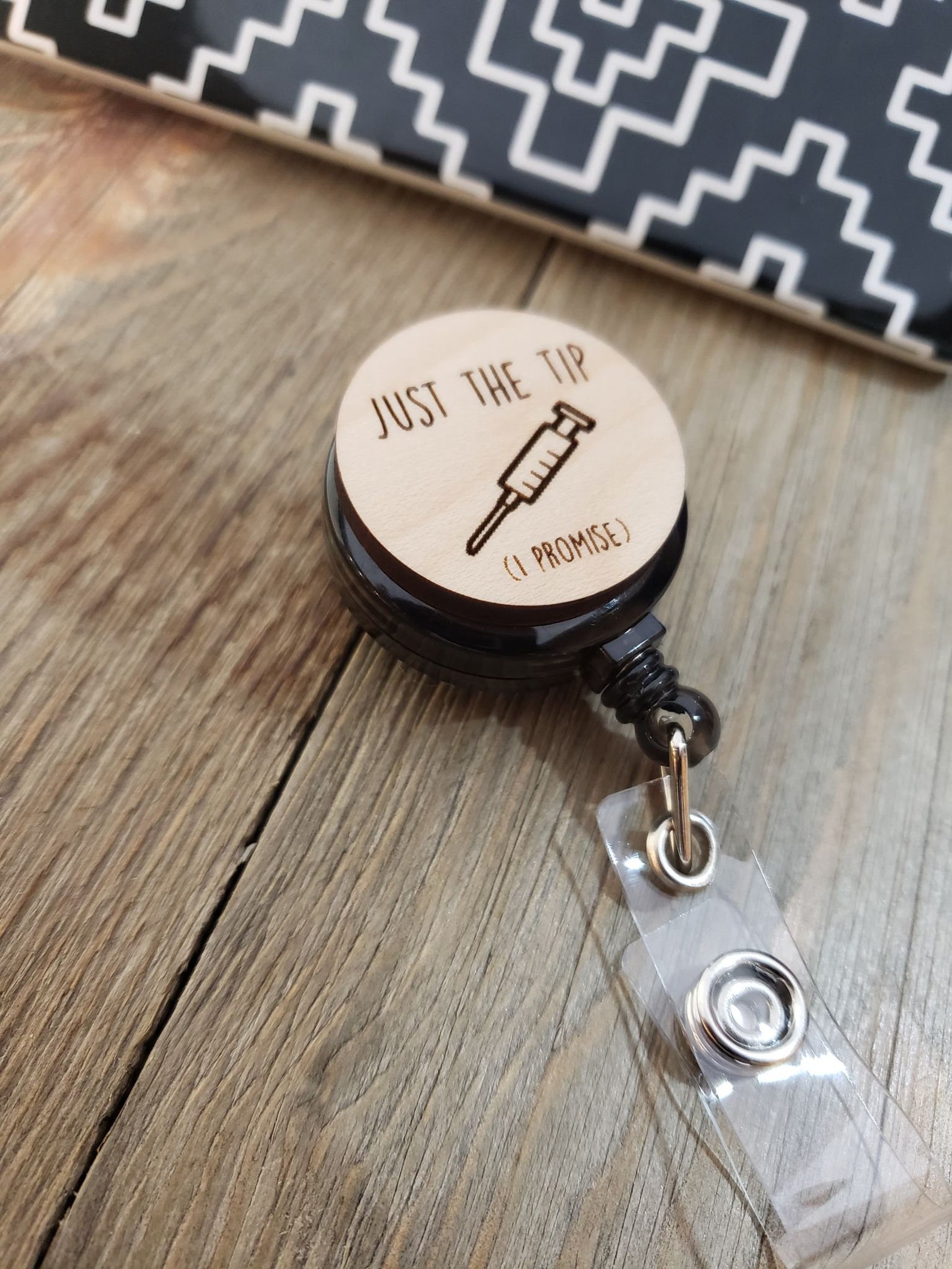 Just the Tip Badge Reel Badge Reel Funny Badge Reel Nurse - Etsy