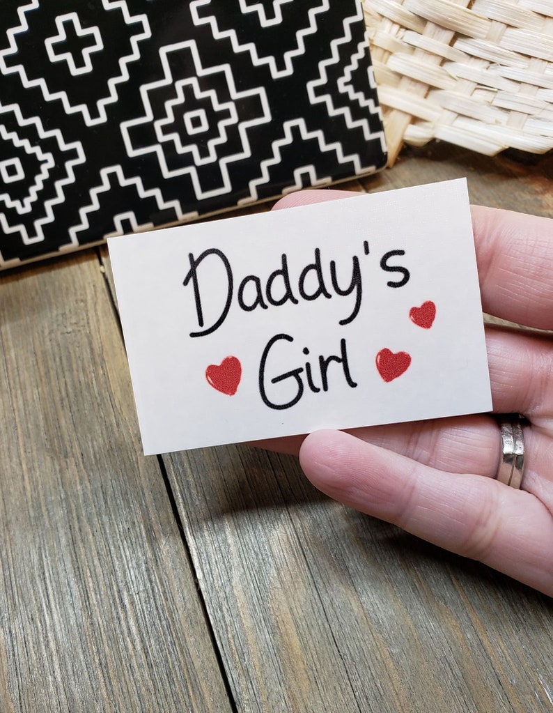 Daddys Girl Temporary Tattoos Sex Tattoo Xxx Sexy Etsy
