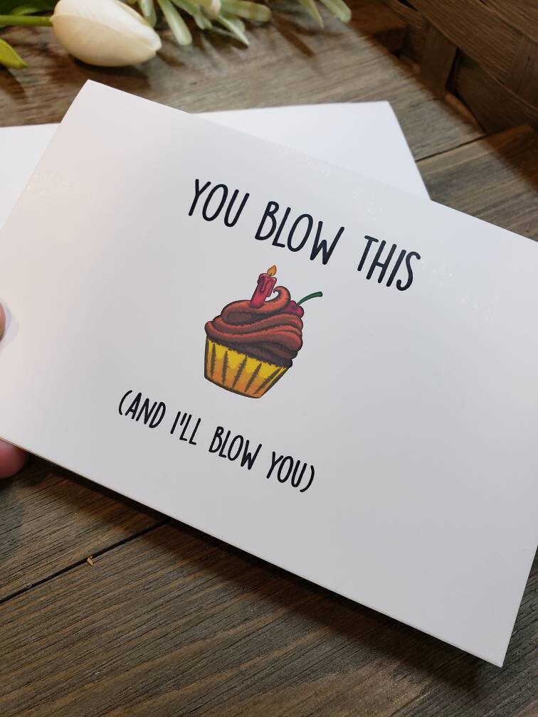 I'll blow you you blow this blow job birthday card | Etsy I'll blow you you blow this blow job birthday card | Etsy
