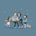 Custom Family Pixel Art Portrait - Etsy
