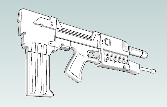 Action Figures 1:6 Scale Westinghouse M95A1 Phased Plasma Rifle ...