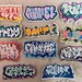 Personalized Graffiti Name Vinyl Stickers - Etsy