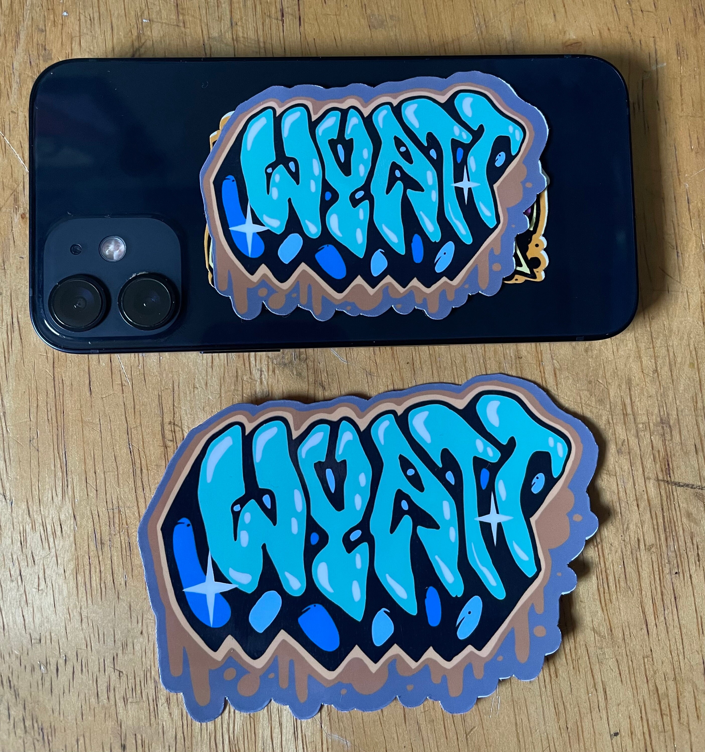 Personalized Graffiti Name Vinyl Stickers - Etsy
