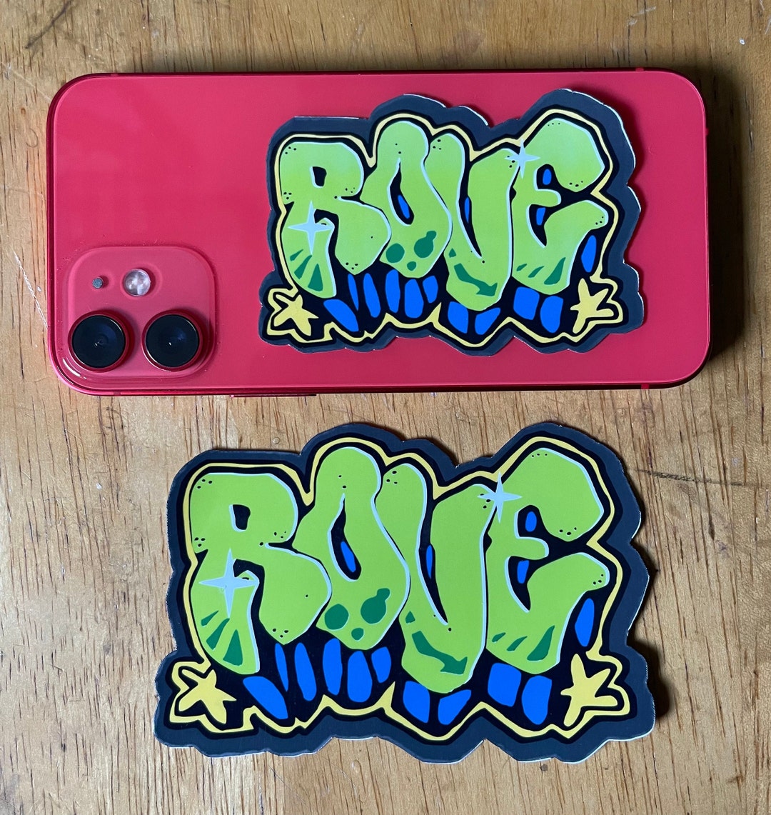 Personalized Graffiti Name Vinyl Stickers - Etsy