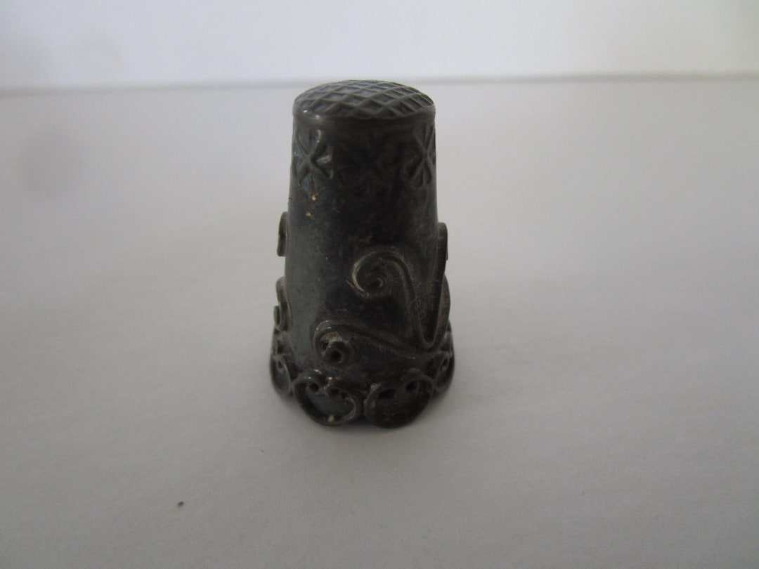 Antique Victorian Fancy Sterling Silver Sewing Thimble - Etsy