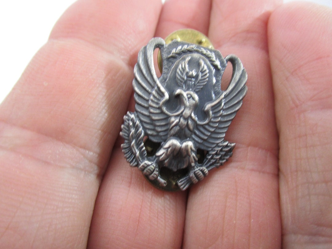 Vtg U S Military Pinback Eagle - Etsy