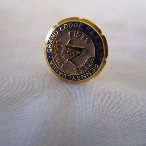 50 Year Pin Masonic - Etsy