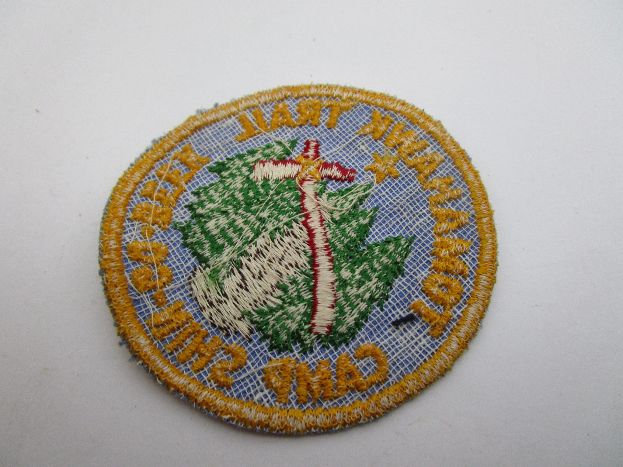 1950's Boy Scout Shoulder Patch Tomahawk Trail Camp Shin Go Beek - Etsy.de