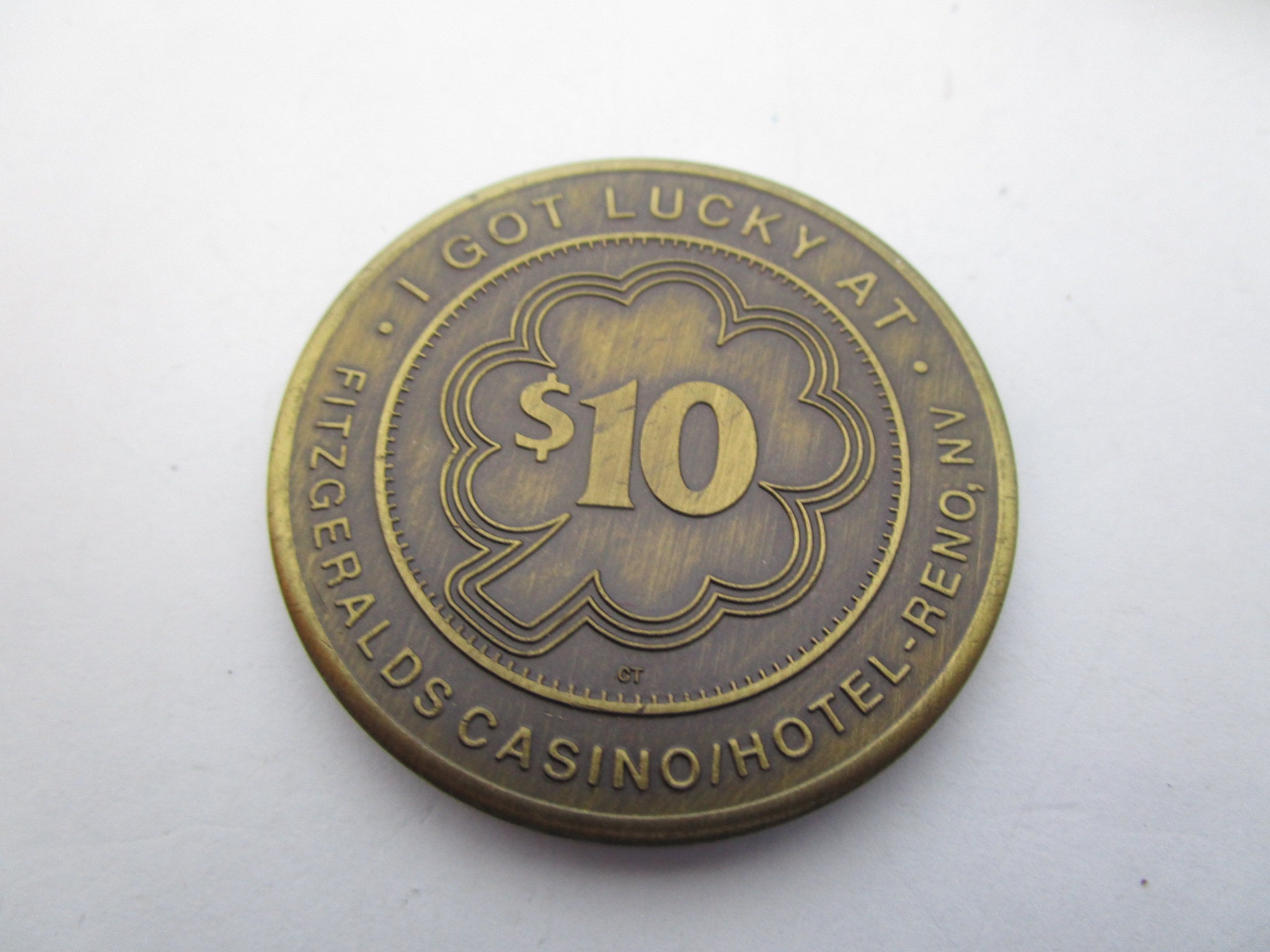 1993 Ten Dollar Gaming Token Fitzgeralds Casino Reno NV - Etsy