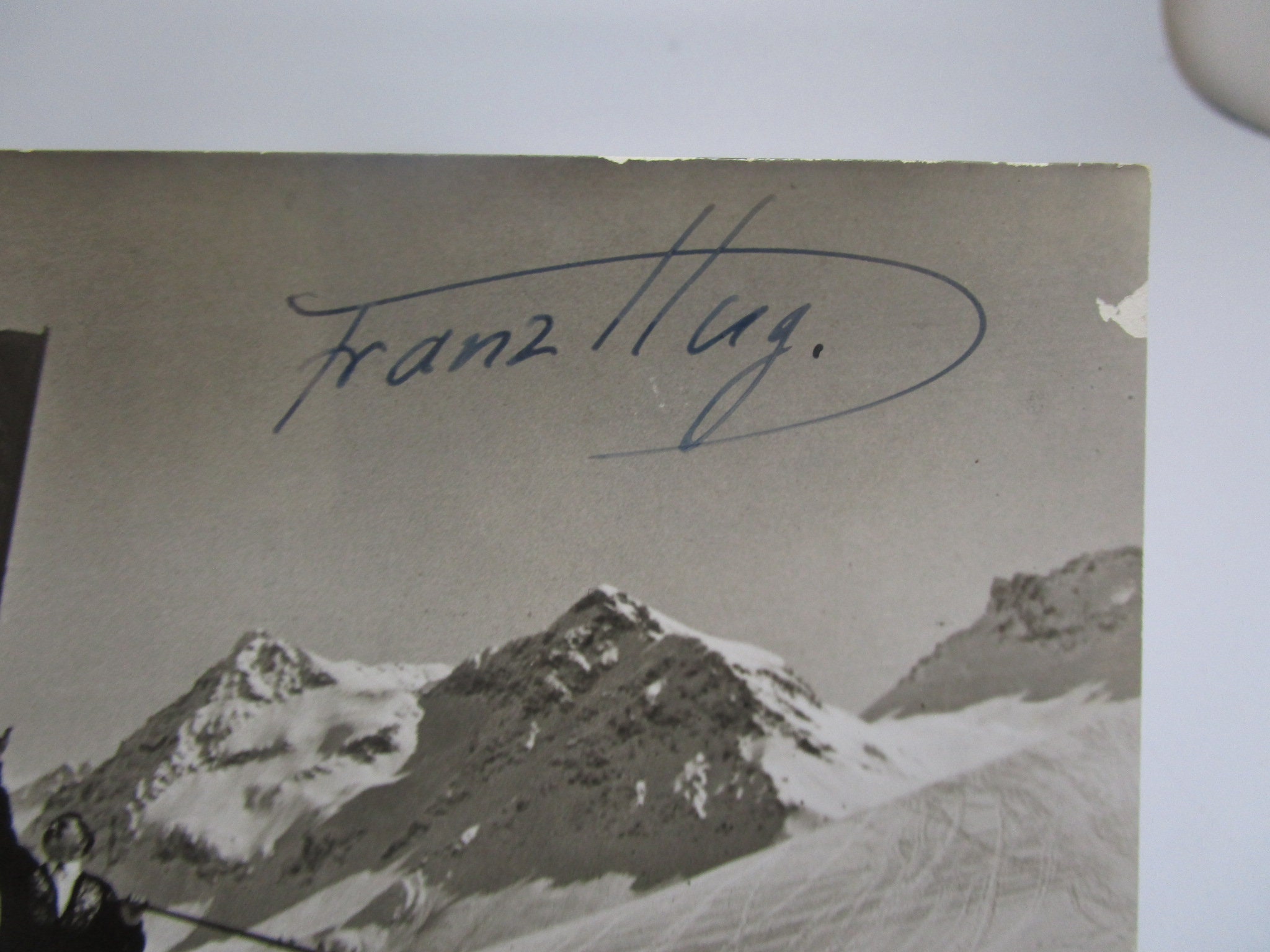 1936 Olympic Flag Thrower Franz Hug Autograph Photo & Postcard - Etsy