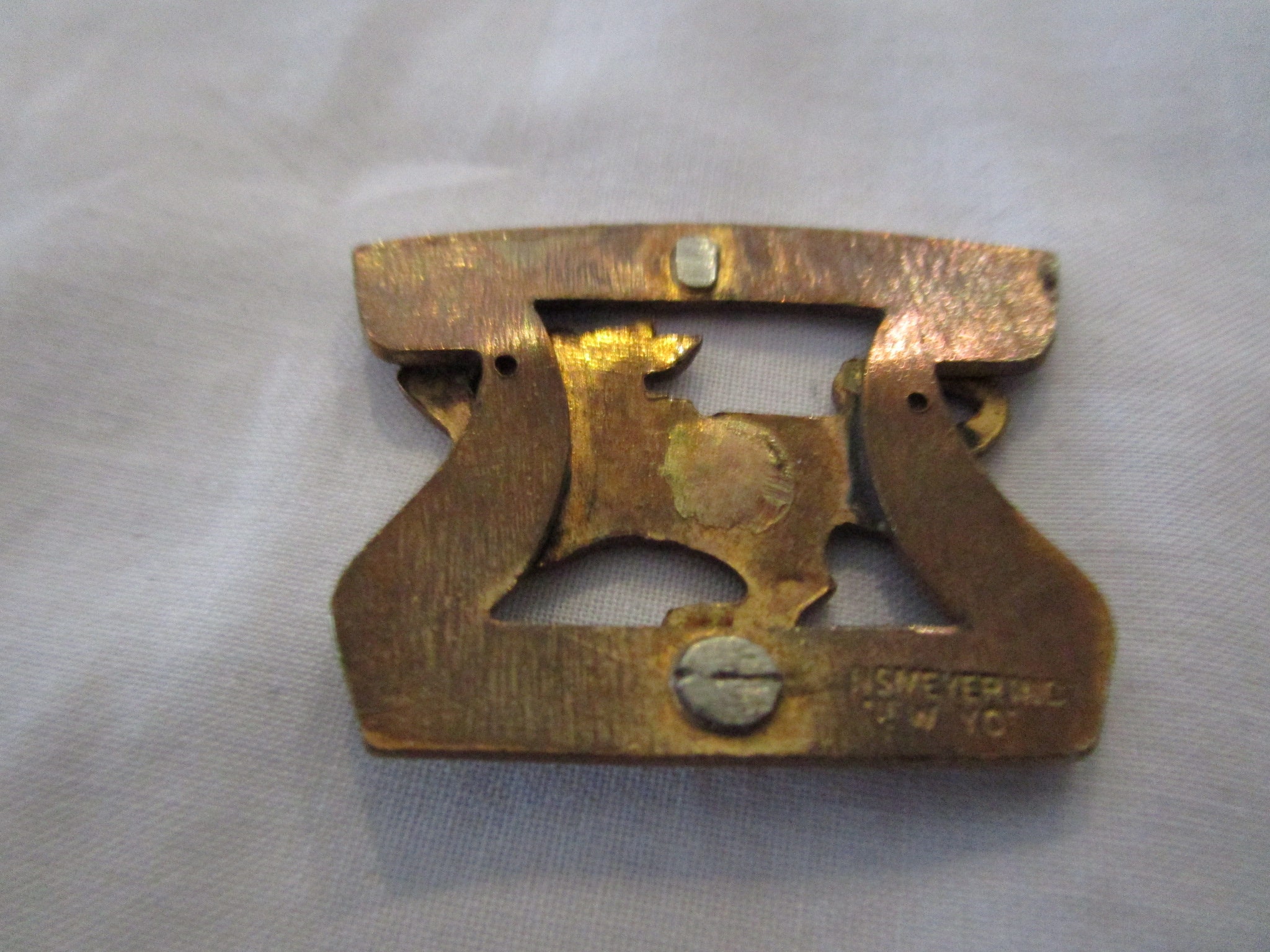 Military Coat of Arms 7th ADA Nullius Pavet Occursum Pinback Unit ...