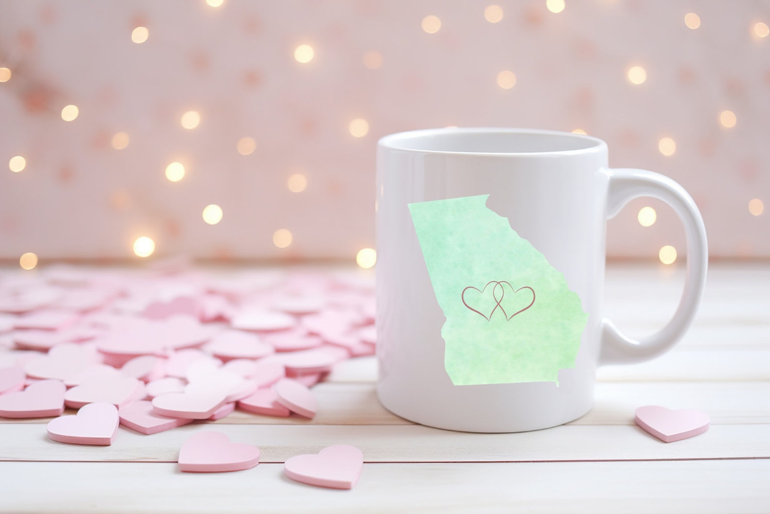 USA Map Watercolor Clipart, 50 States Watercolor Clip Art Bundle ...